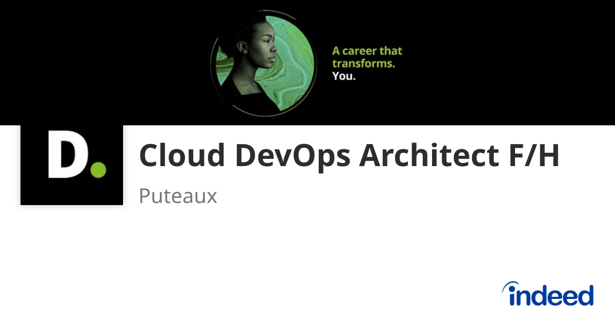 Cloud DevOps Junior Architect F/H - 92800 Puteaux - Indeed.com