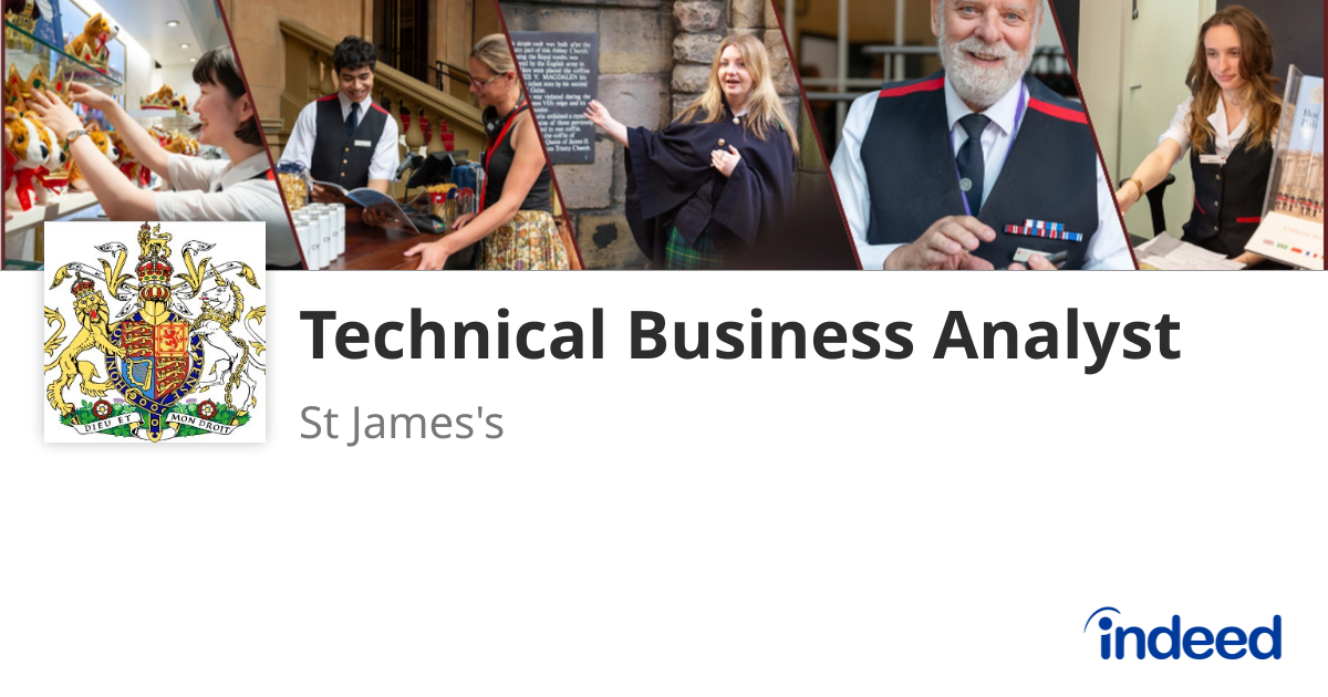 Technical Business Analyst - St James's SW1A 1BQ - Indeed.com