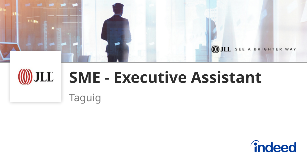 SME - Executive Assistant - Taguig - Indeed.com