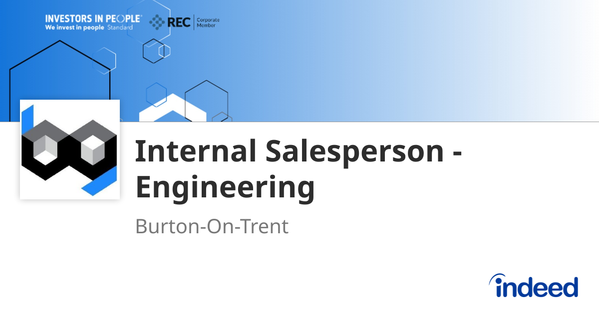 Internal Salesperson - Engineering - Burton-On-Trent - Indeed.com