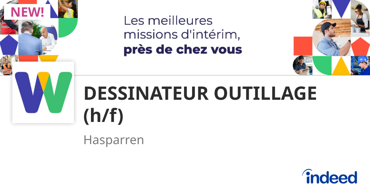 DESSINATEUR OUTILLAGE (h/f) - 64240 Hasparren - Indeed.com