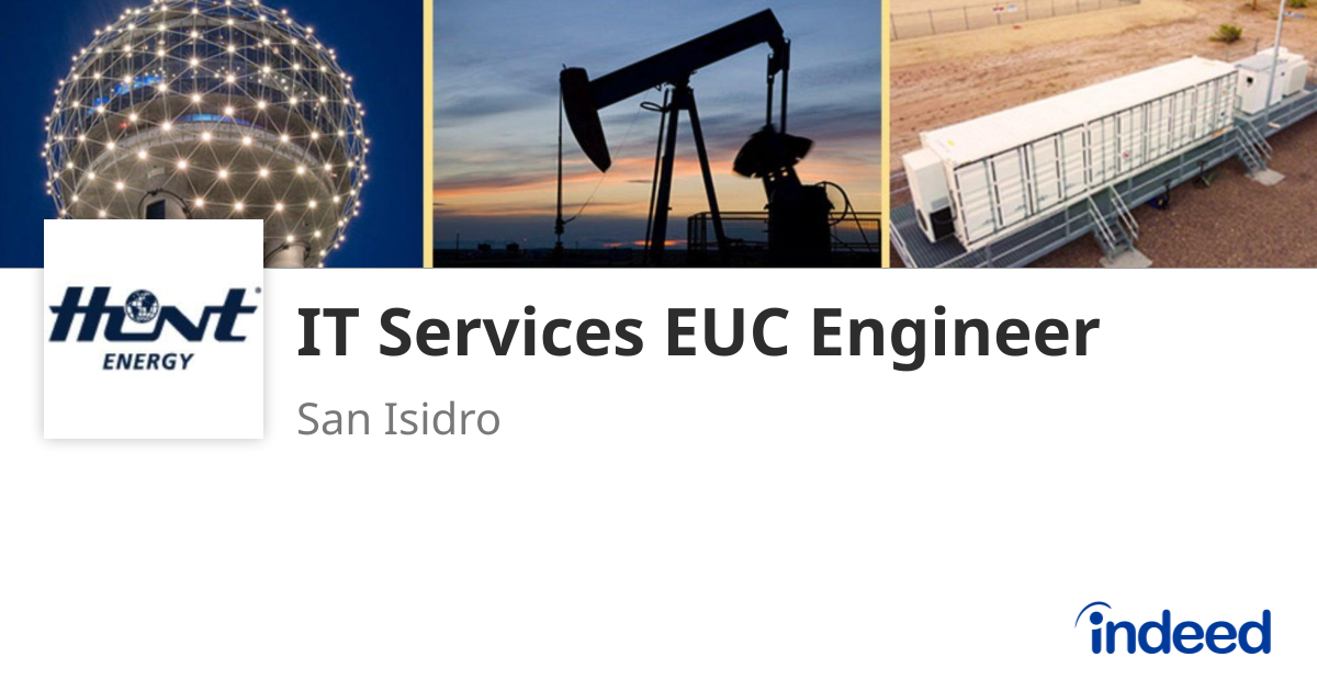 IT Services EUC Engineer - San Isidro, Lima - Indeed.com