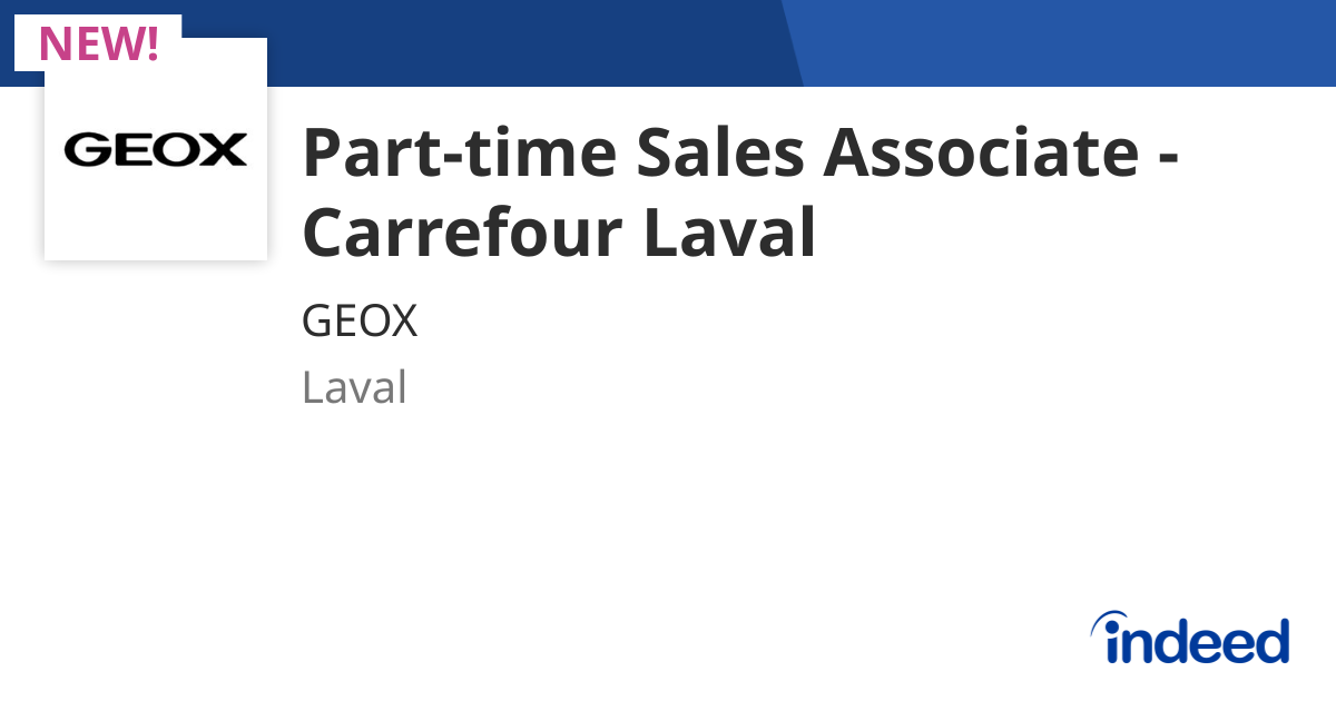 Part-time Sales Associate - Carrefour Laval - Laval, QC - Indeed.com