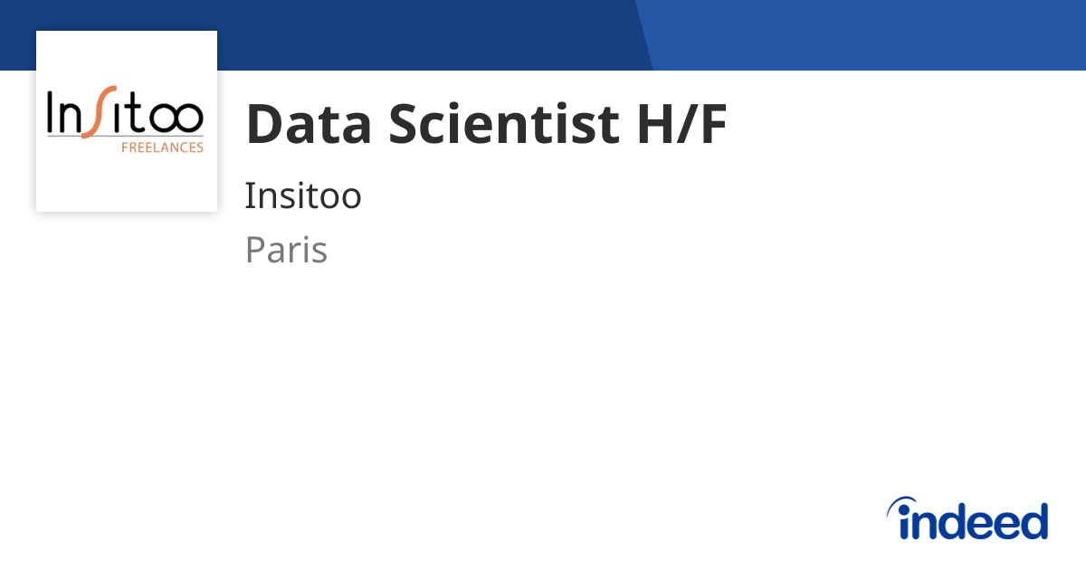 Data Scientist H/F - Paris (75) - Indeed.com