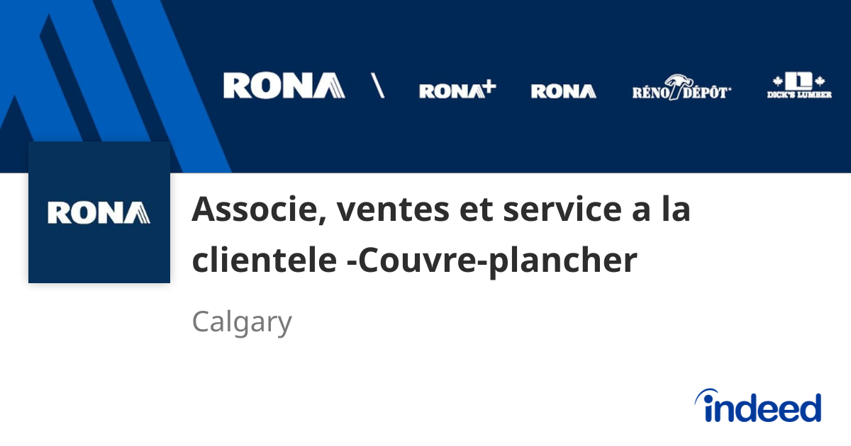 Associe, ventes et service a la clientele -Couvre-plancher - Calgary ...