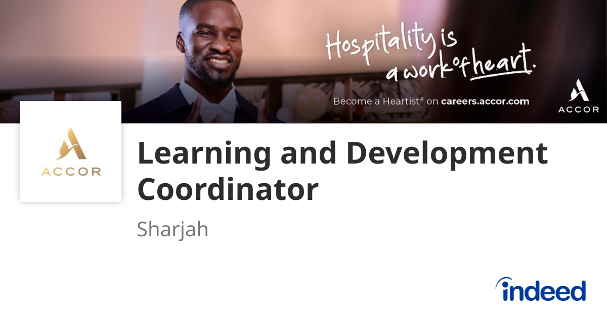 Learning and Development Coordinator - Sharjah - Indeed.com