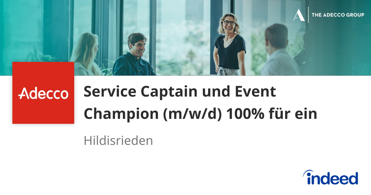 Service Captain und Event Champion (m/w/d) 100% für ein gehobenes ...