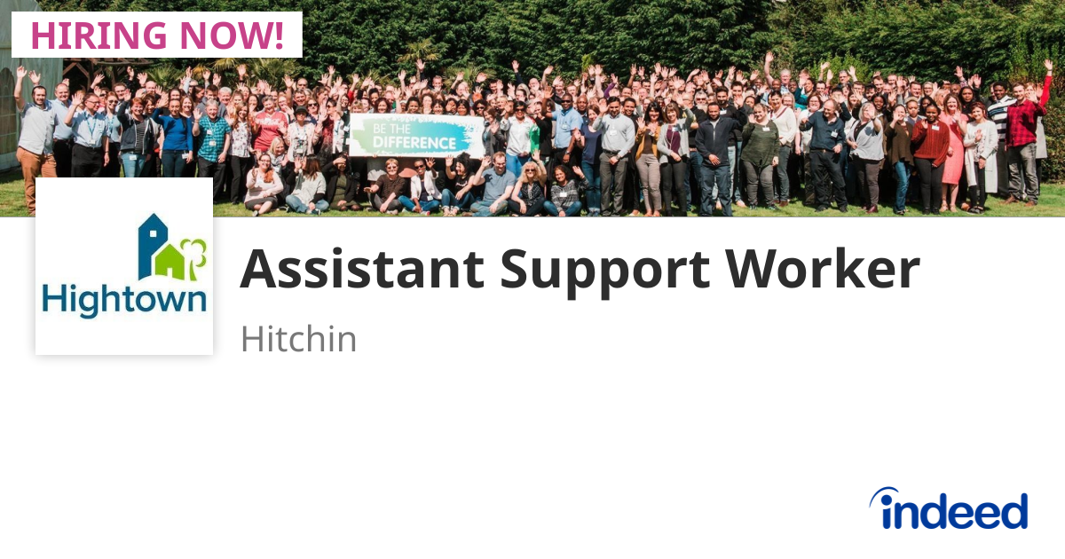 Assistant Support Worker - Hitchin SG4 0BJ - Indeed.com