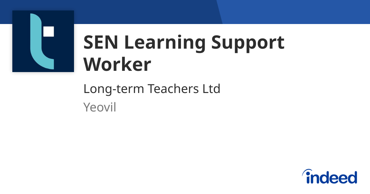 SEN Learning Support Worker - Yeovil - Indeed.com