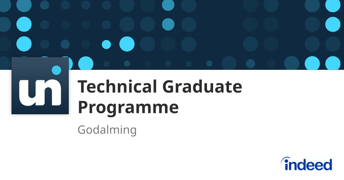 Technical Graduate Programme - Godalming GU7 2QW - Indeed.com