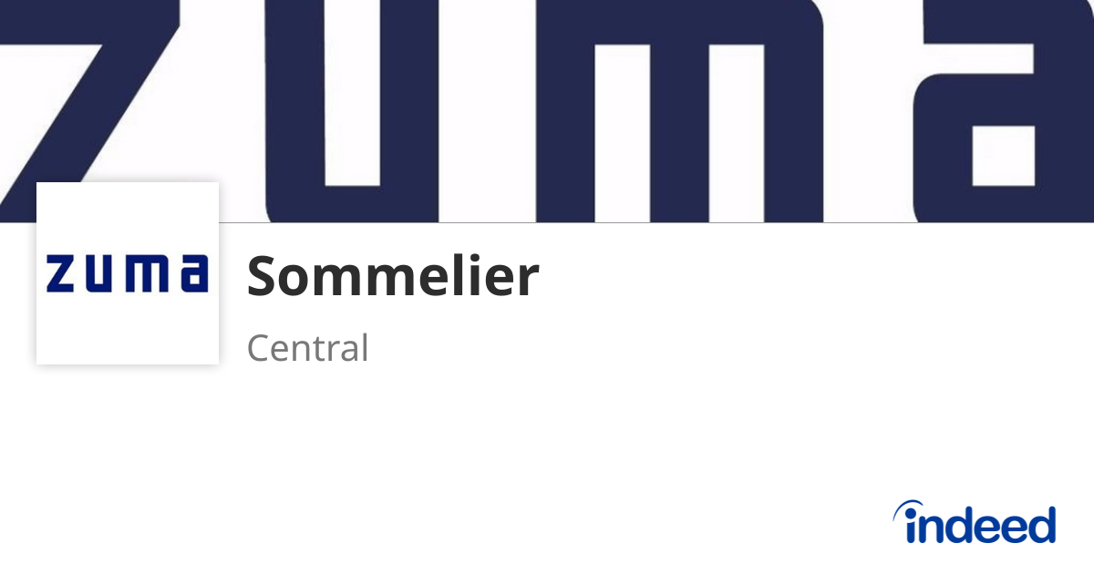 Sommelier - Central, Hong Kong Island - Indeed.com