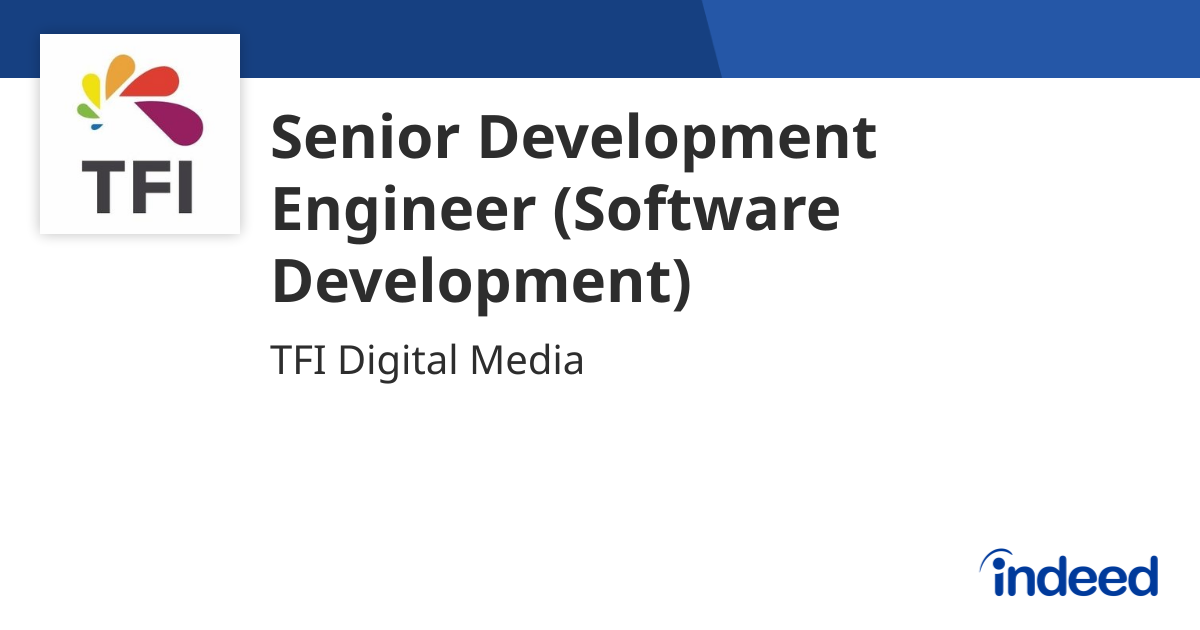 Senior Development Engineer (Software Development) - Hong Kong - Indeed.com