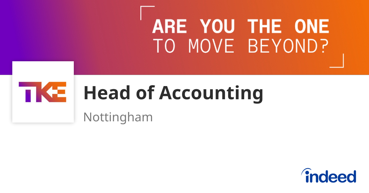 Head of Accounting - Nottingham - Indeed.com