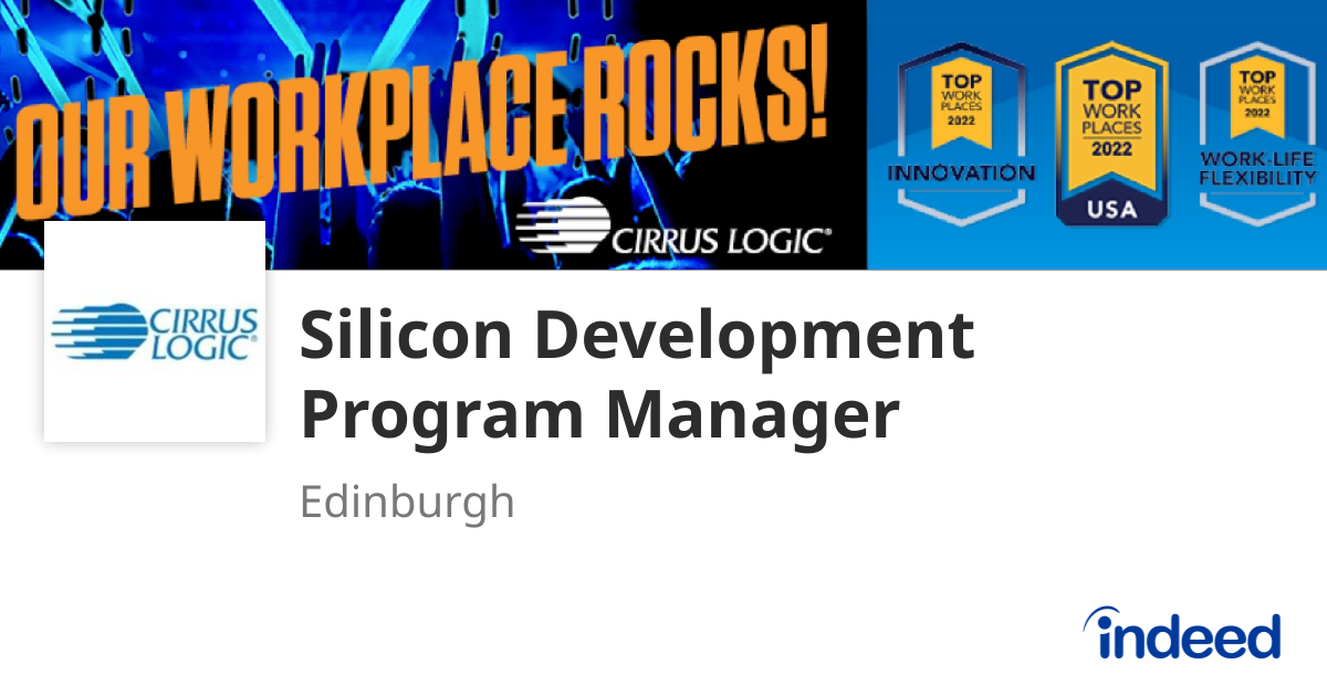 Silicon Development Program Manager - Edinburgh - Indeed.com