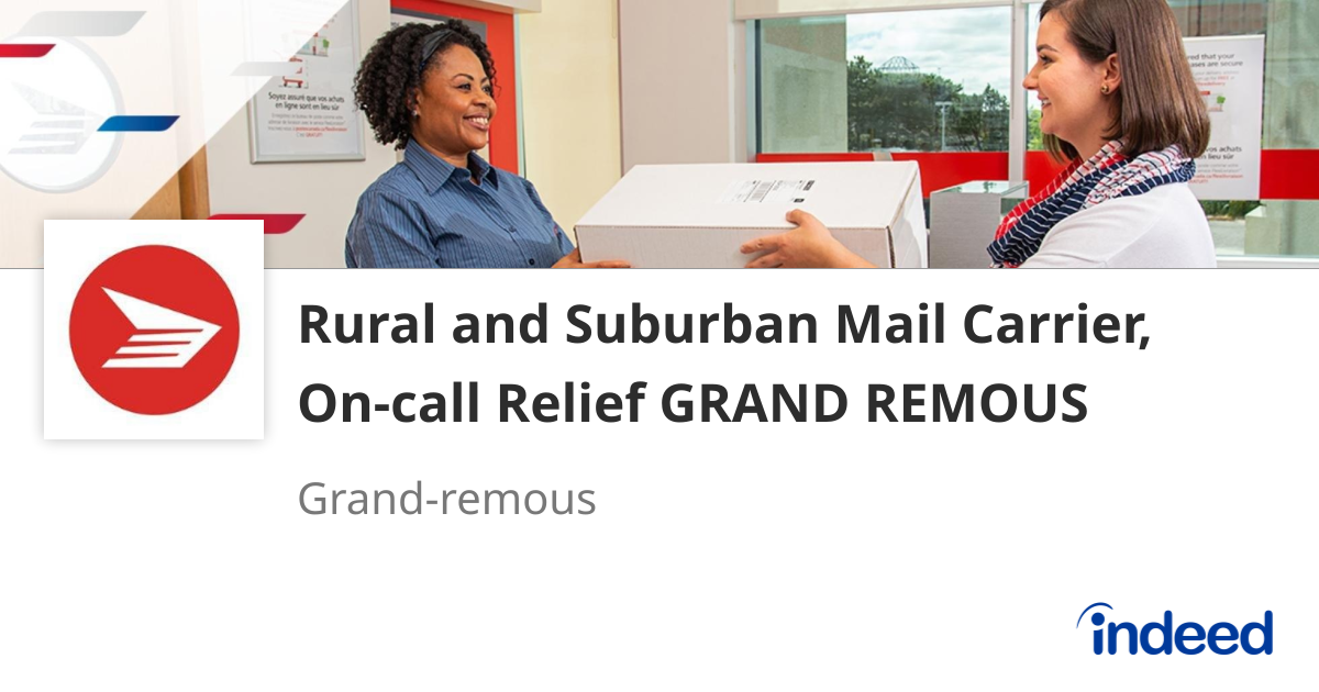 Rural and Suburban Mail Carrier, On-call Relief GRAND REMOUS - Grand ...