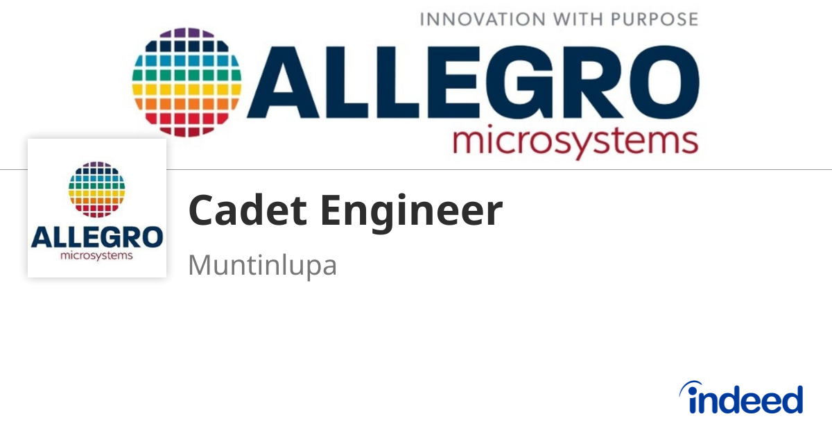 Cadet Engineer - Muntinlupa - Indeed.com