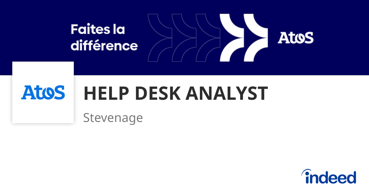 HELP DESK ANALYST - Stevenage - Indeed.com