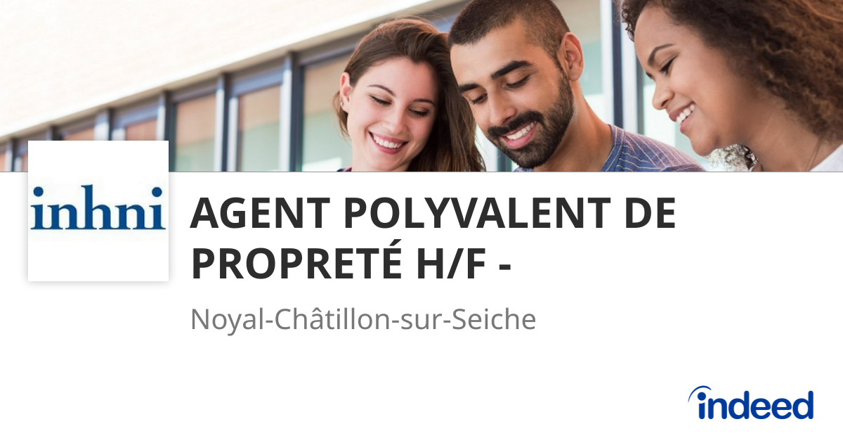 AGENT POLYVALENT DE PROPRETÉ H/F - APPRENTISSAGE - 35230 Noyal ...