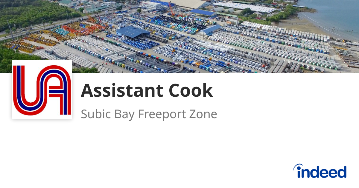 Assistant Cook - Subic Bay Freeport Zone - Indeed.com