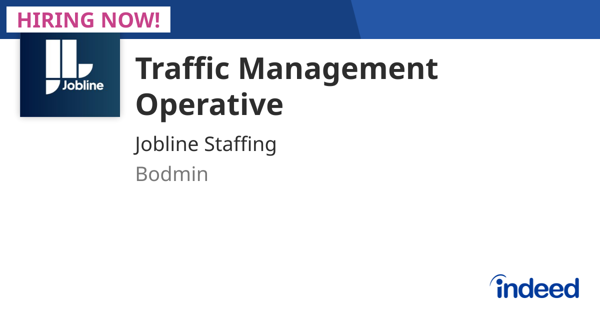 Traffic Management Operative - Bodmin - Indeed.com