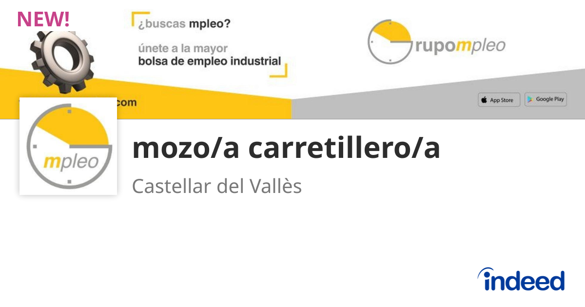 mozo/a carretillero/a - Castellar del Vallès, Barcelona provincia ...
