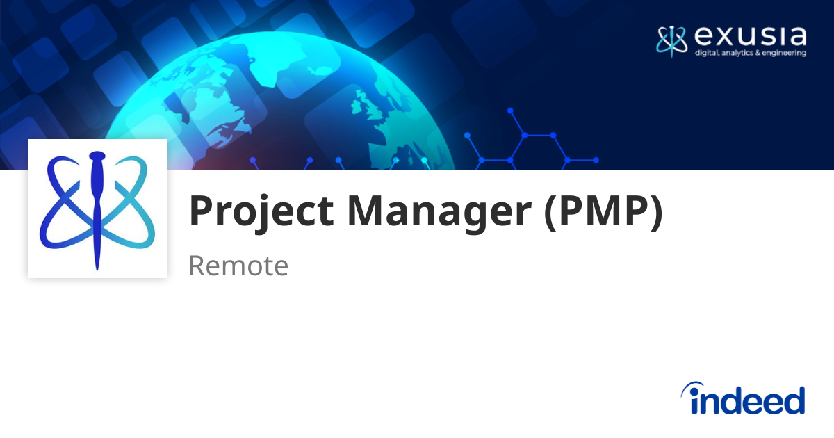 Project Manager (PMP) - Remote - Indeed.com