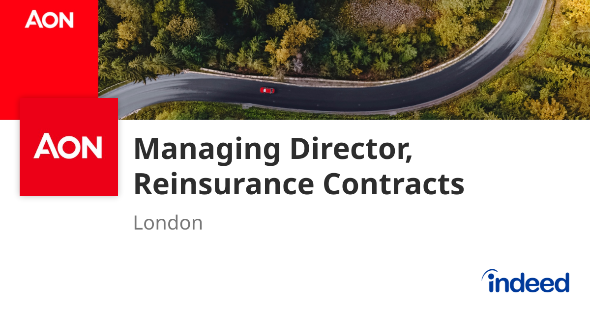 Managing Director, Reinsurance Contracts - London EC3V - Indeed.com
