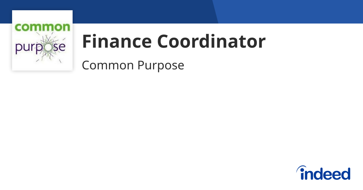 Finance Coordinator - Bengaluru, Karnataka - Indeed.com