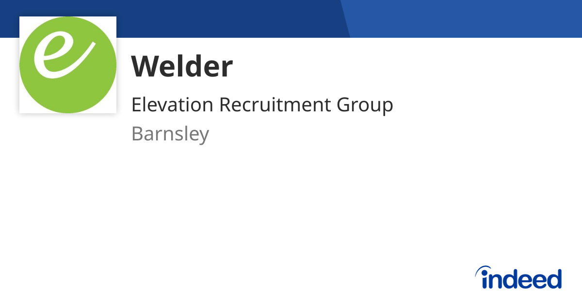 Welder - Barnsley - Indeed.com