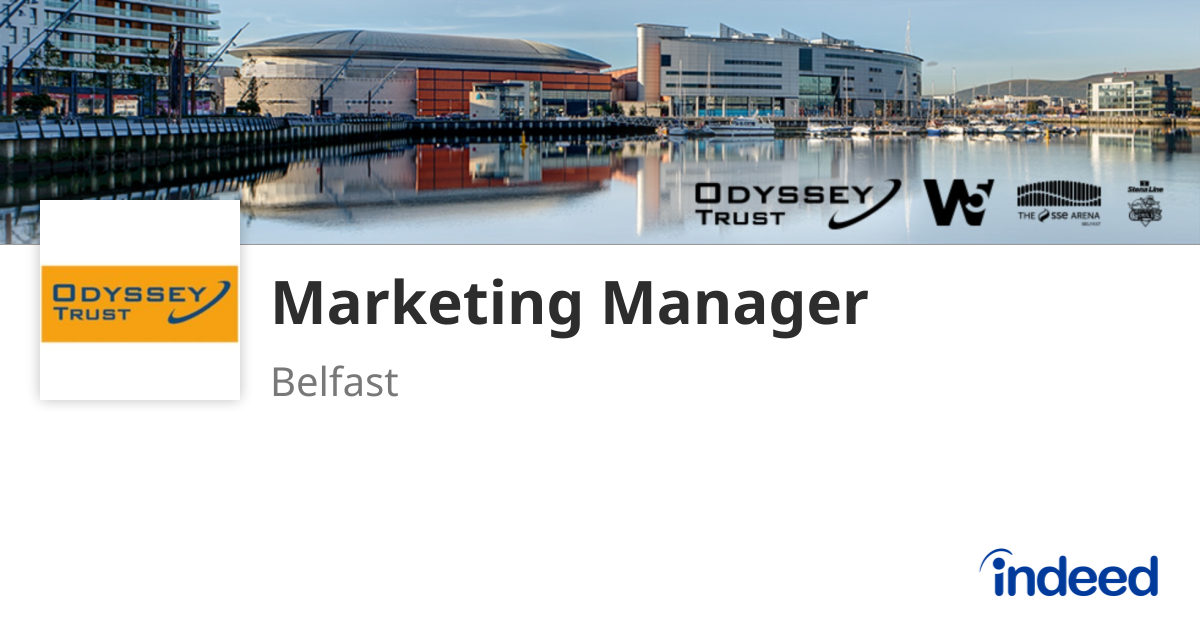 Marketing Manager - Belfast BT3 9QQ - Indeed.com
