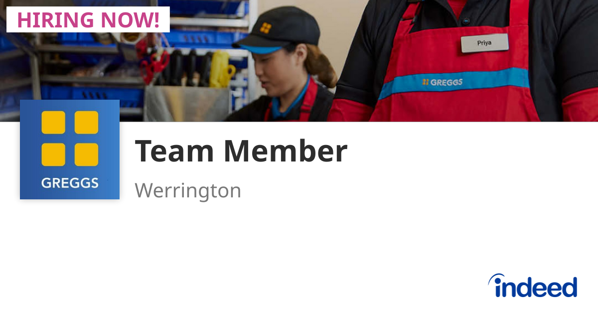 Team Member - Werrington - Indeed.com