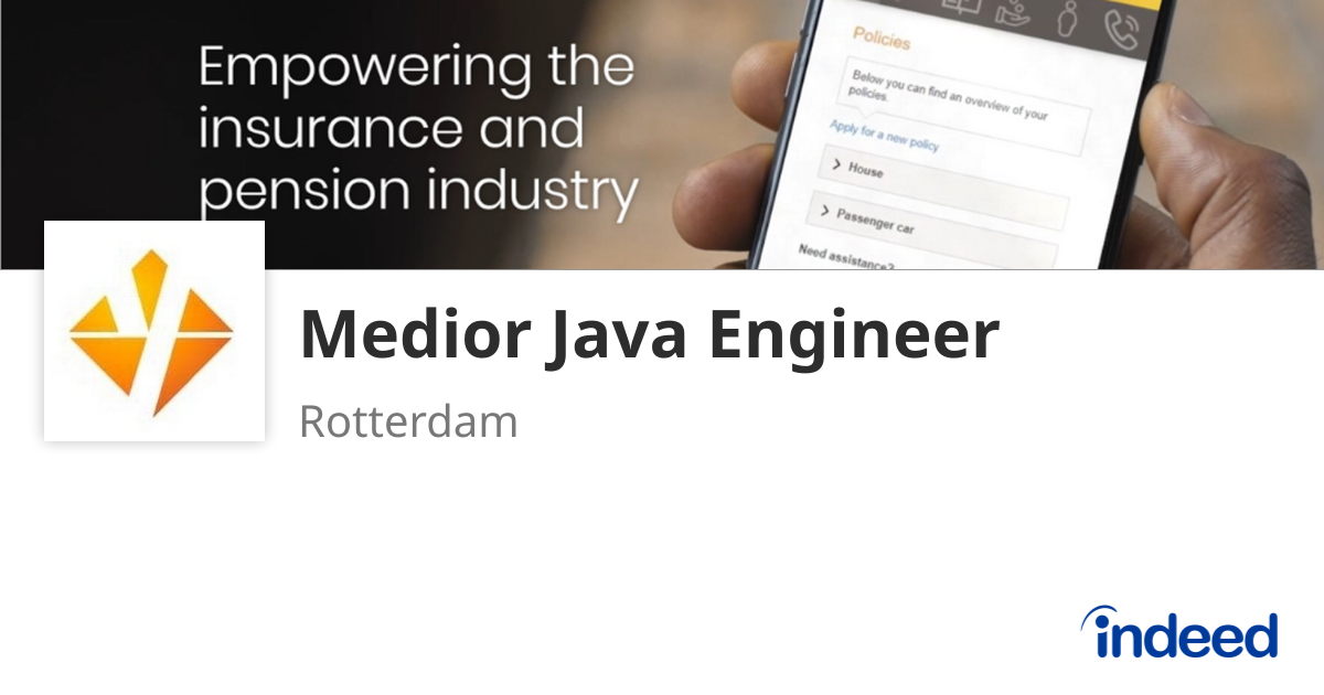 Medior Java Engineer - Rotterdam - Indeed.com