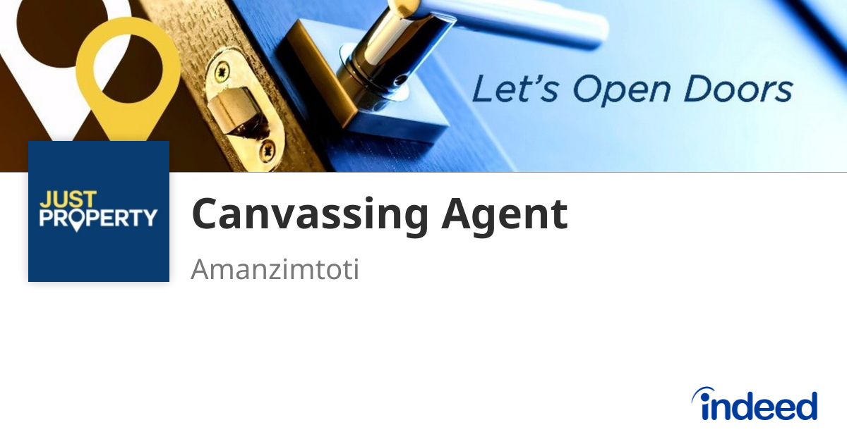 Canvassing Agent - Amanzimtoti, KwaZulu-Natal - Indeed.com