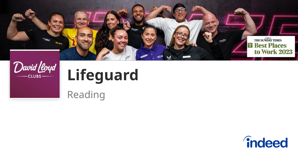 Lifeguard - Reading RG6 1PT - Indeed.com