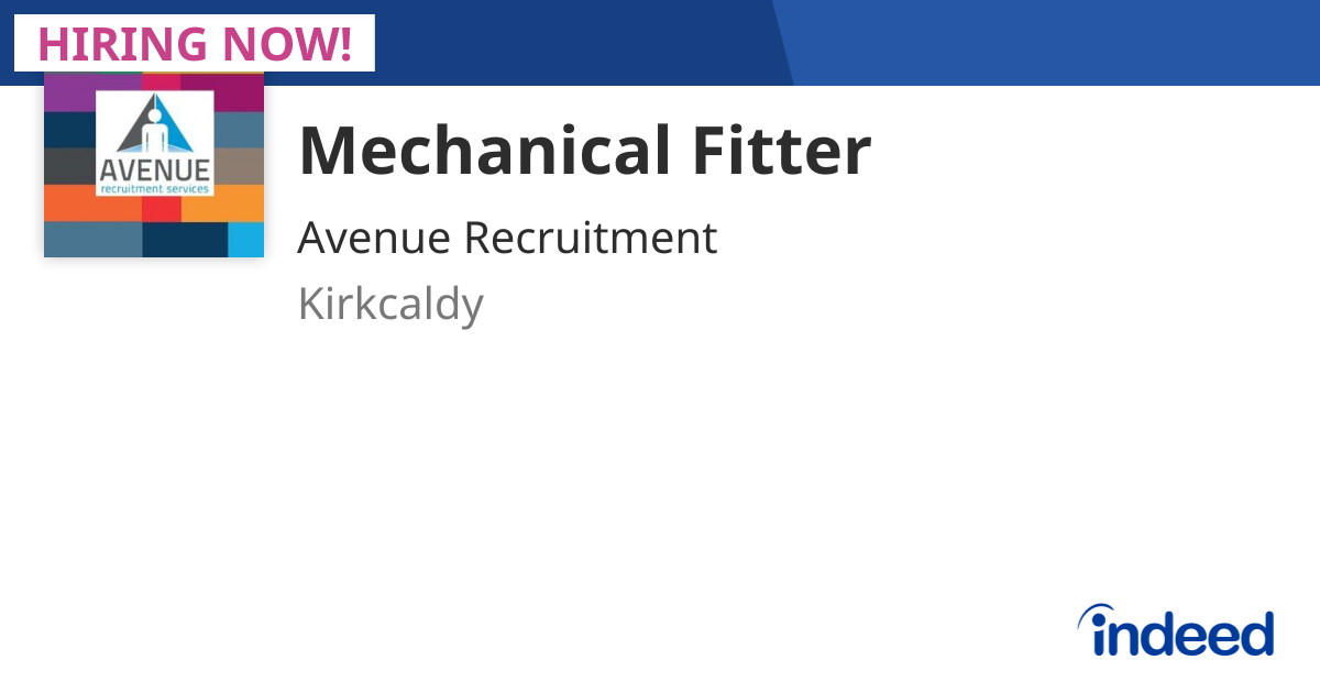 Mechanical Fitter - Kirkcaldy - Indeed.com
