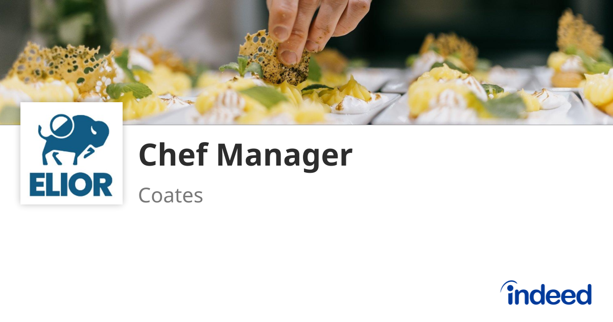 Chef Manager - Coates - Indeed.com