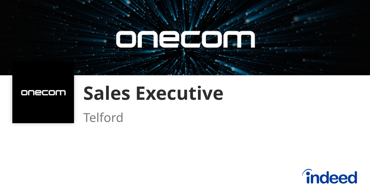 Sales Executive - Telford TF3 3DE - Indeed.com