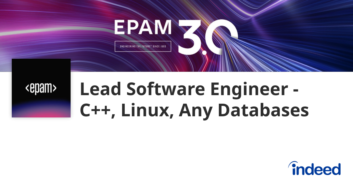 Lead Software Engineer - C++, Linux, Any Databases - Hyderabad, Telangana - Indeed.com