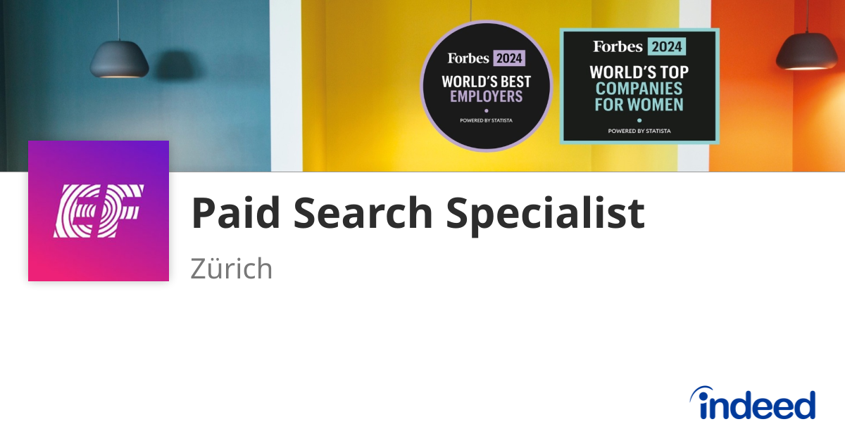 Paid Search Specialist - Zürich, ZH - Indeed.com