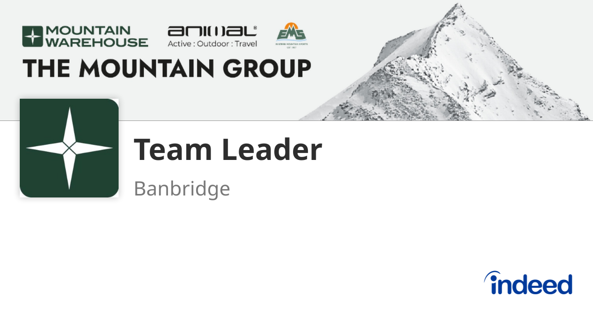 Team Leader - Banbridge BT32 4LF - Indeed.com