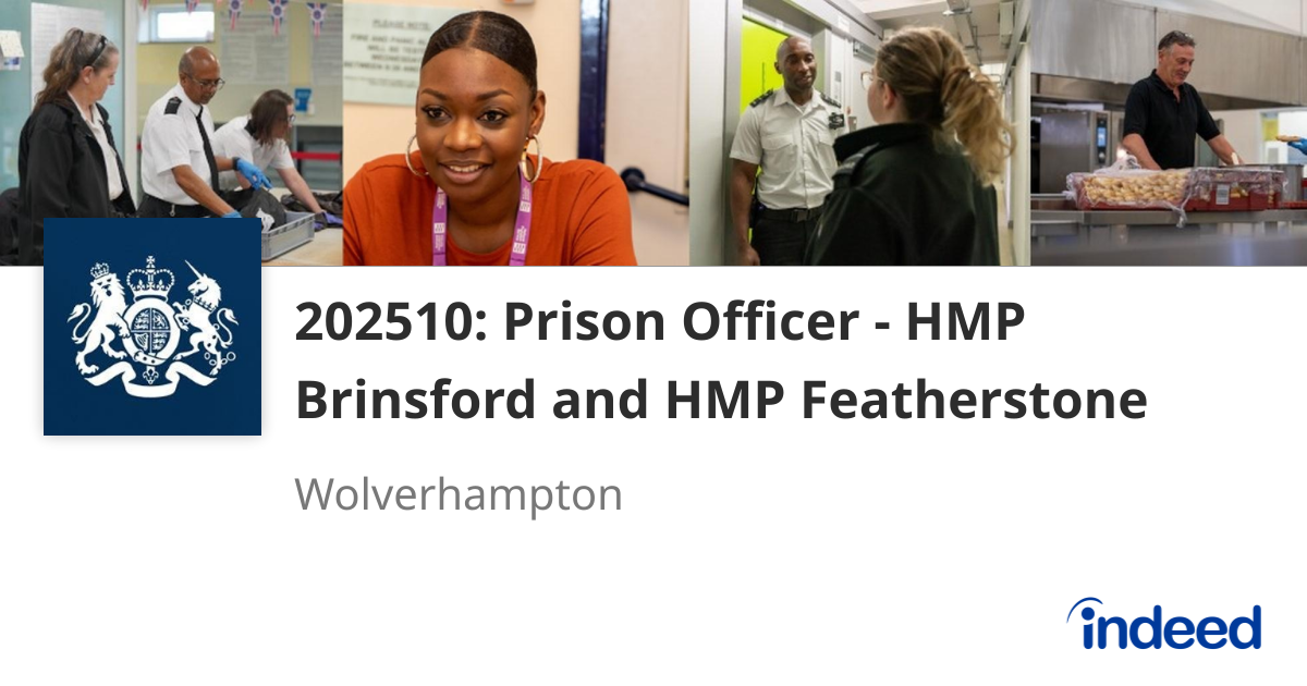 202510: Prison Officer - HMP Brinsford and HMP Featherstone ...