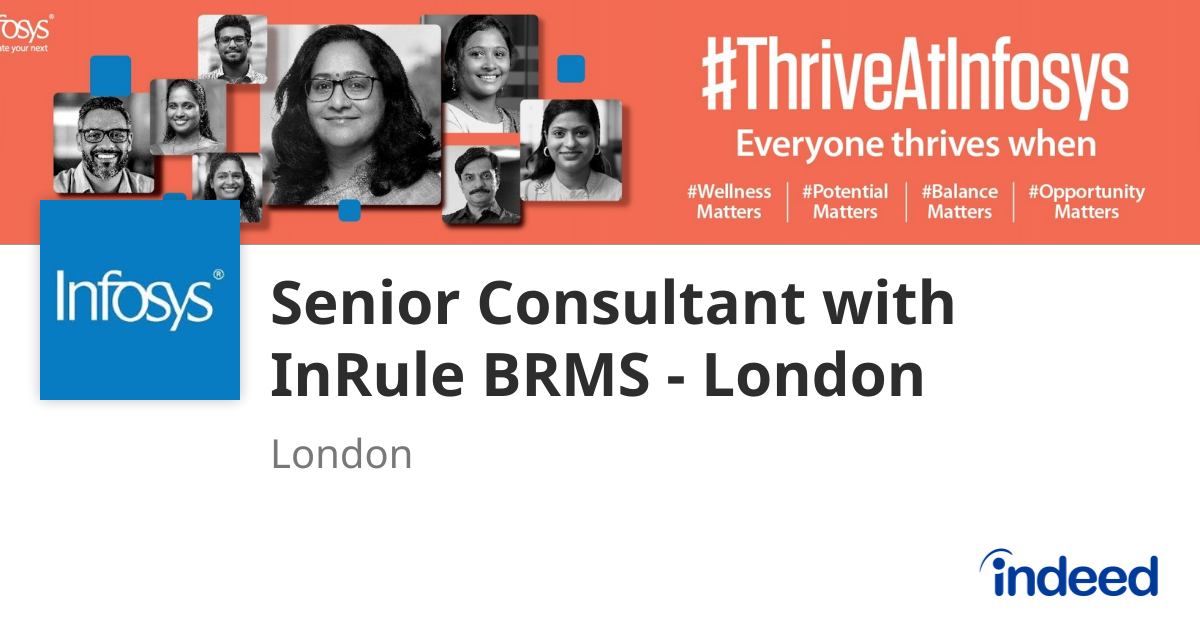 Senior Consultant - InRule & .Net Developer - London - London - Indeed.com