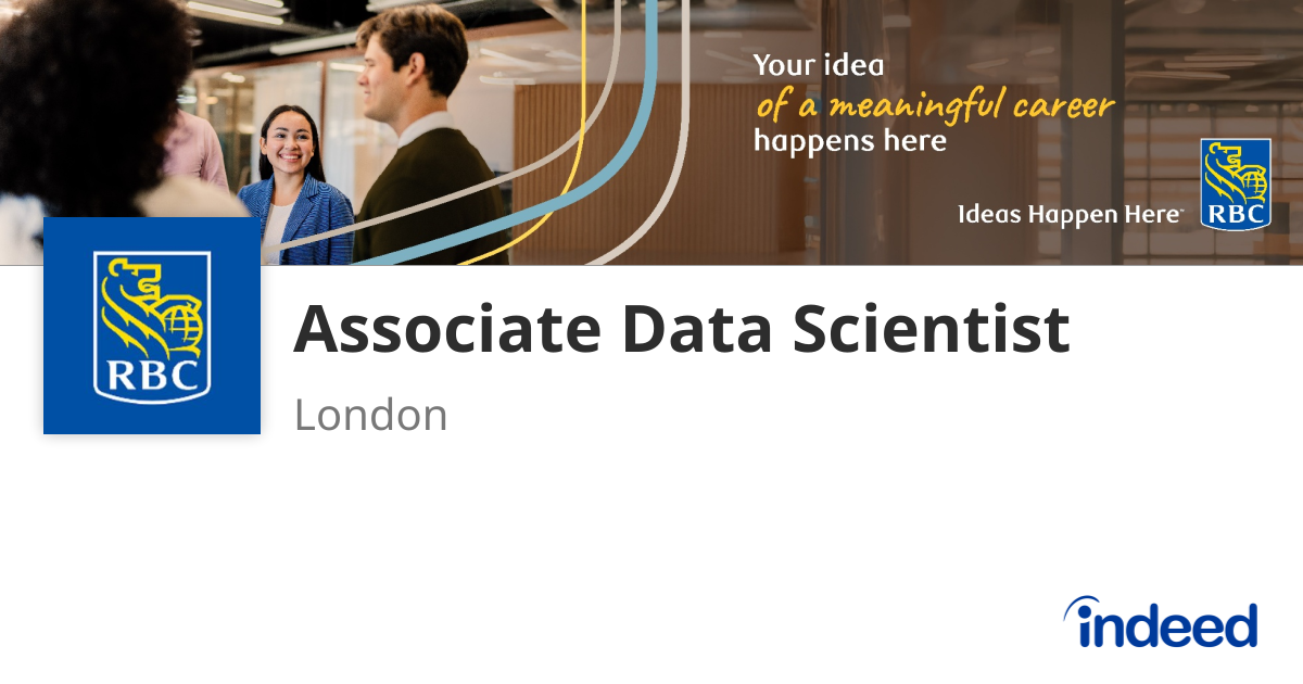 Associate Data Scientist - London EC1A 9LA - Indeed.com