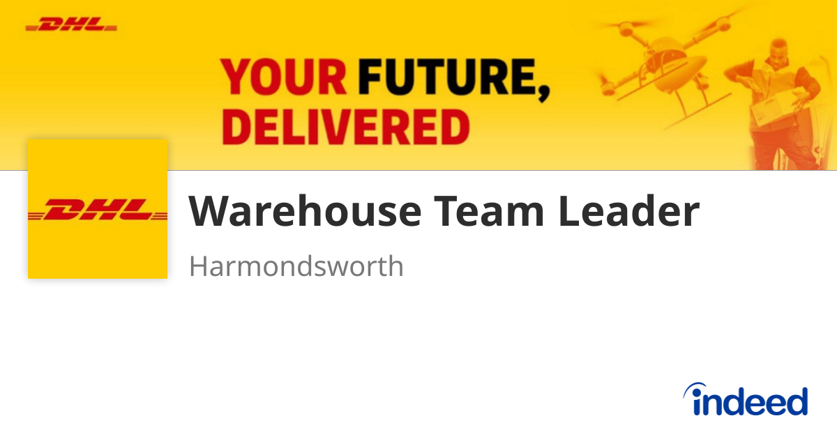 Warehouse Team Leader - Harmondsworth - Indeed.com