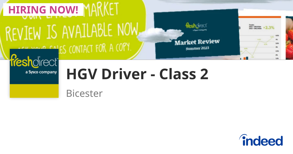 HGV Driver - Class 2 - Bicester - Indeed.com