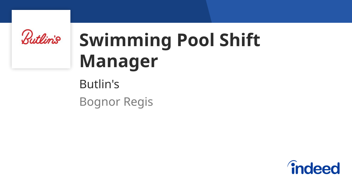 Splash Shift Manager - Bognor Regis PO21 1JJ - Indeed.com