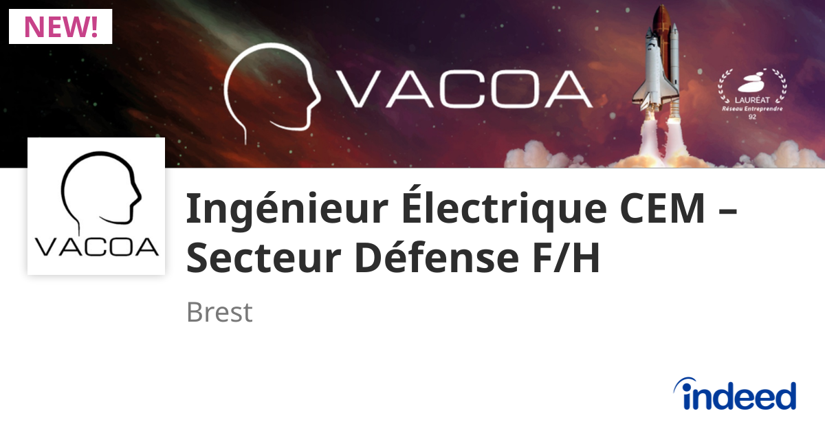 Ingénieur Électrique CEM – Secteur Défense F/H - Brest (29) - Indeed.com