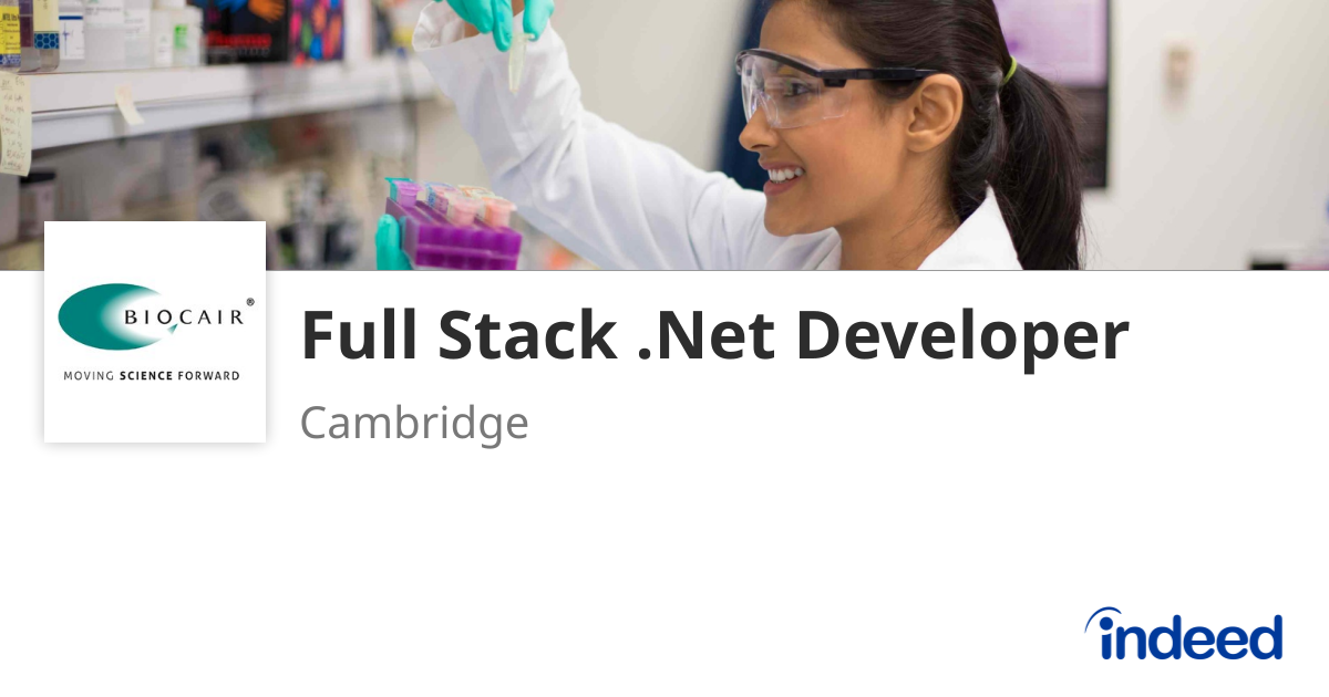 Full Stack .Net Developer - Cambridge CB22 3EG - Indeed.com