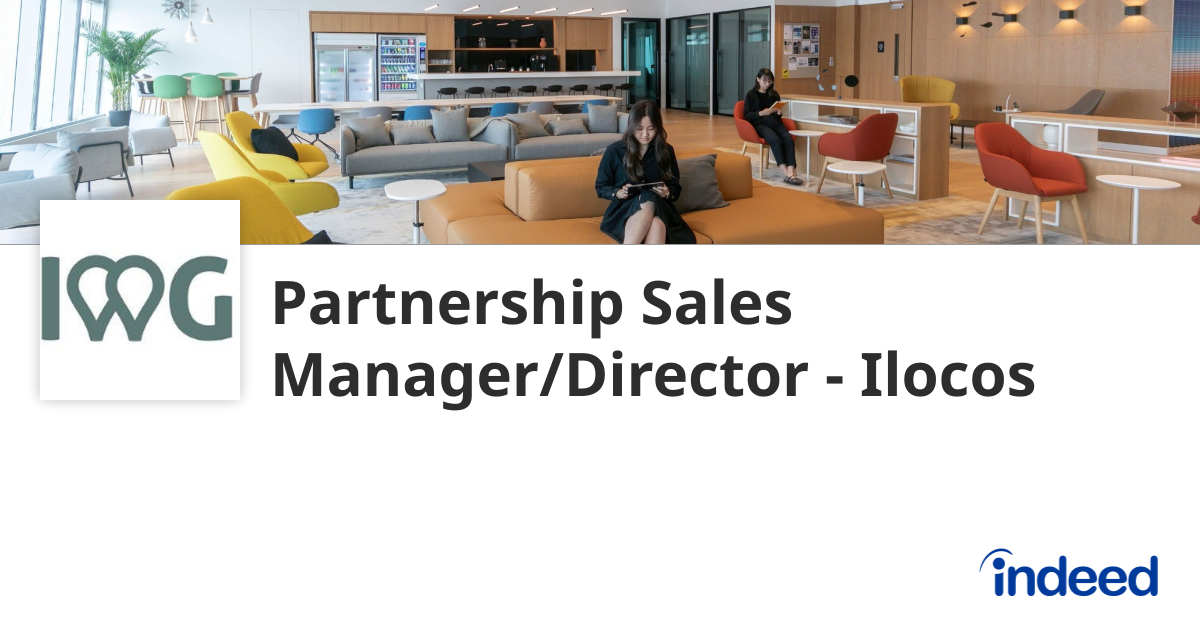 Partnership Sales Manager/Director - Ilocos Region - Ilocos - Indeed.com