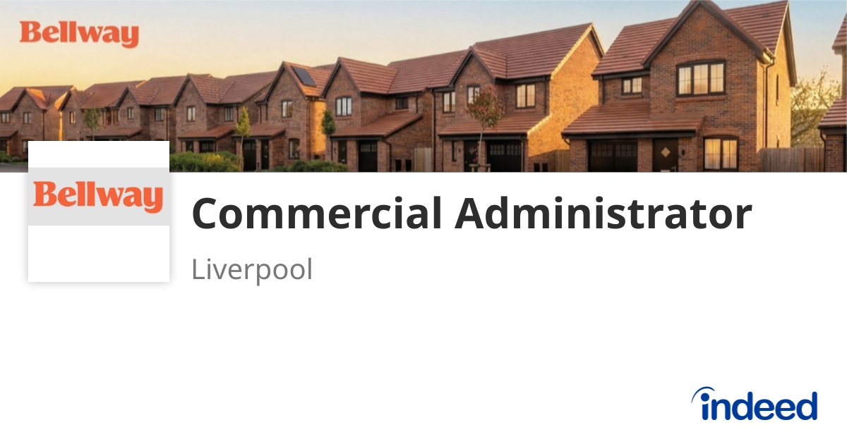 Commercial Administrator - Liverpool L24 9LR - Indeed.com